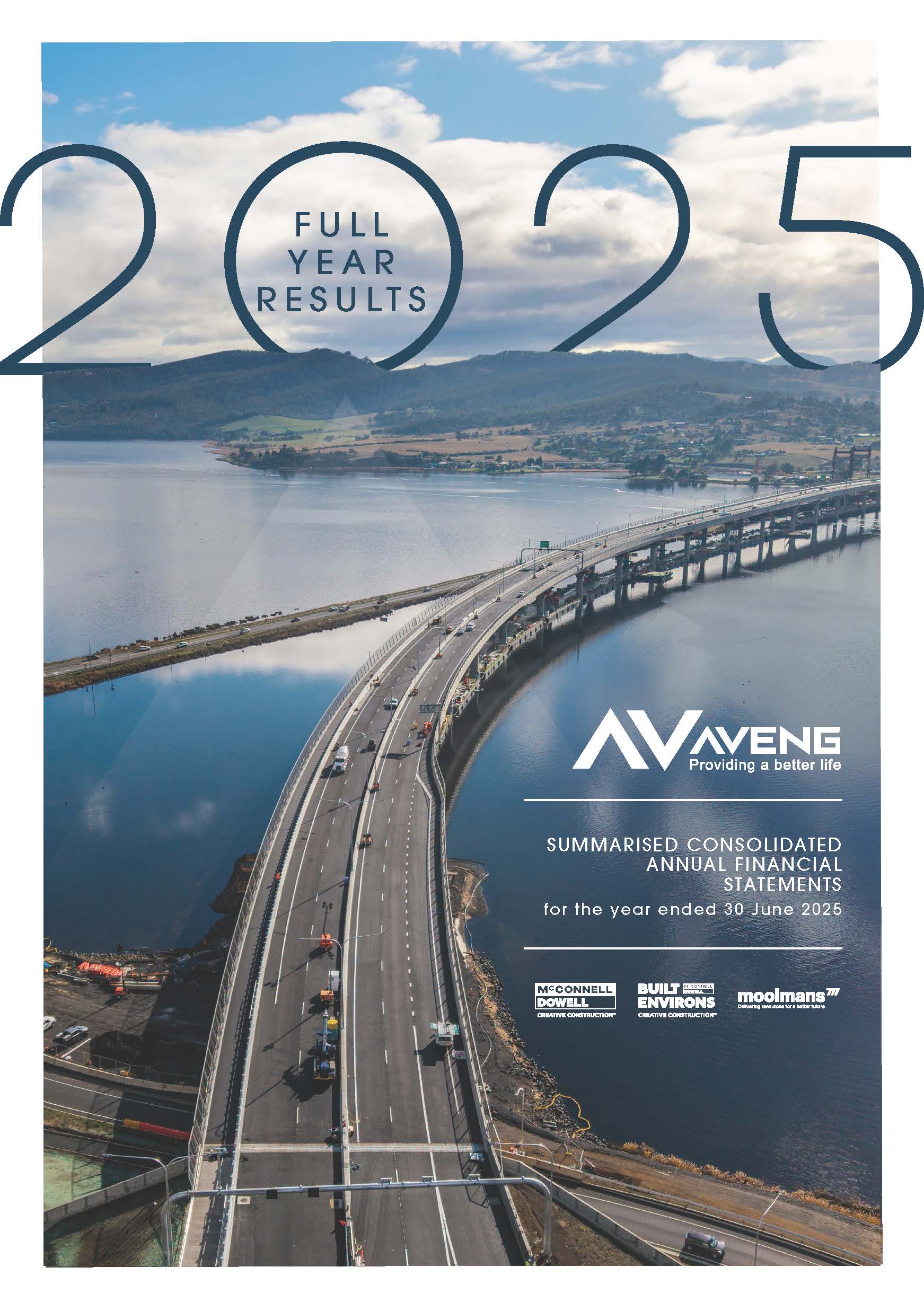 Corporate results, reports and presentations - Aveng